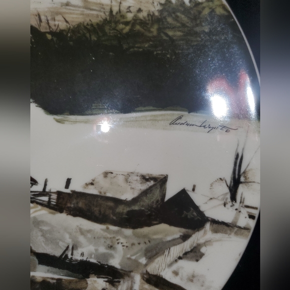 Accents | Vintage Porcelain Andrew Wyeth Plate For Georg Jensen The ...